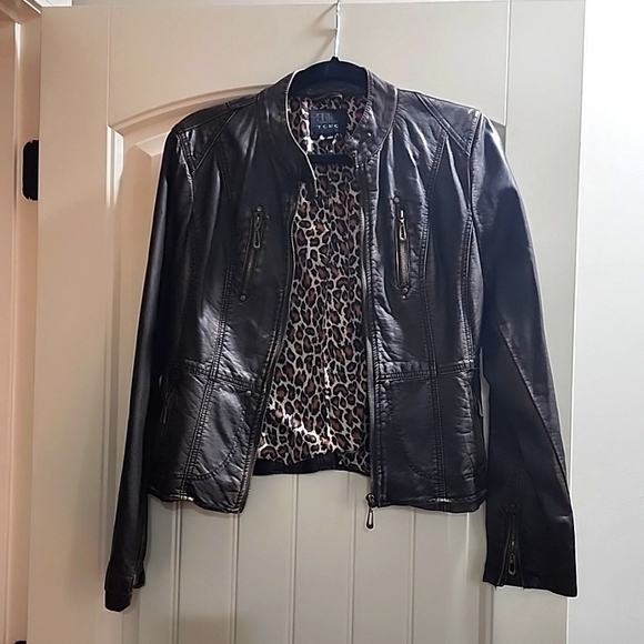 TCEC | Jackets & Coats | Tcec Fake Leather Jacket | Poshmark
